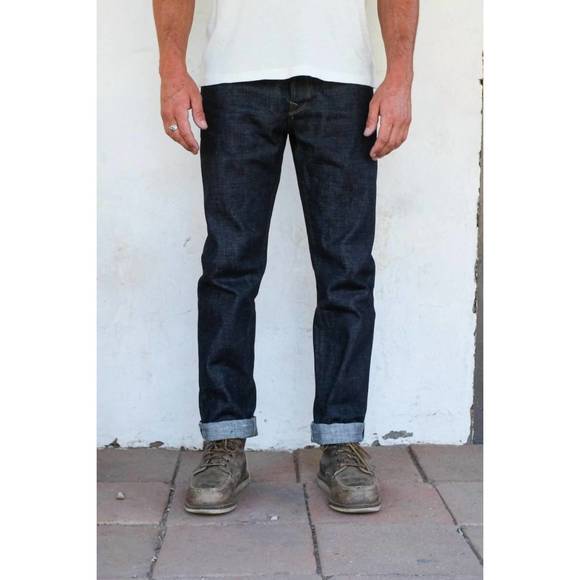 FREENOTE CLOTH | Jeans | New Freenote Cloth Portola Classic Taper 7oz Jeans In Blue Slub | Poshmark